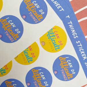 Teacher Reward Stickers. Teacher Praise Stickers. I Can Do Difficult ...