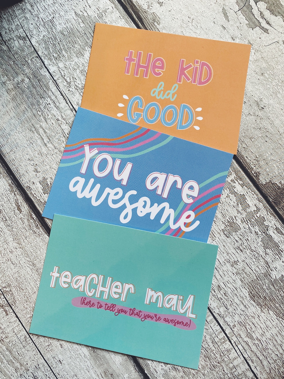 Teacher Positive Praise Postcards. Set of 30 Teacher Mail Postcards ...