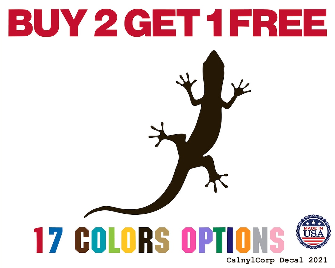Lizard Premium Waterproof Vinyl Decal Stickers for Laptop Phone Car ...