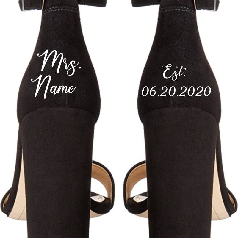 Wedding Shoe Decals - Etsy