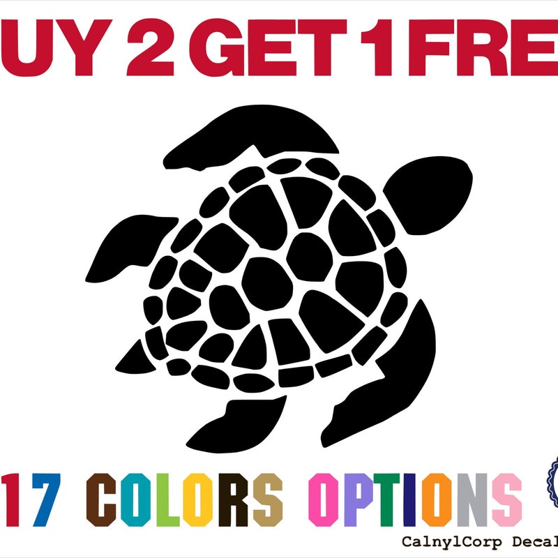 Turtle Decal - Etsy