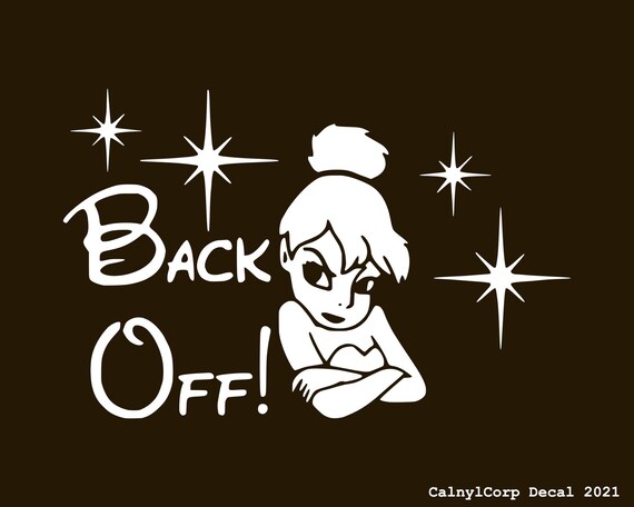 Back off Premium Waterproof Vinyl Decal Stickers for Laptop | Etsy