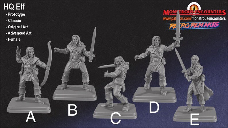 Classic Ranger Elves Heroquest Elf - Etsy