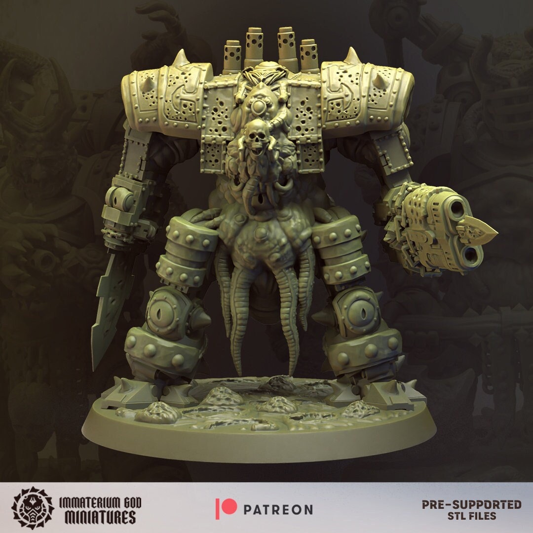 Plague Dreadnought | Putrid Mech | Hellish Brute | Dog of War - Etsy