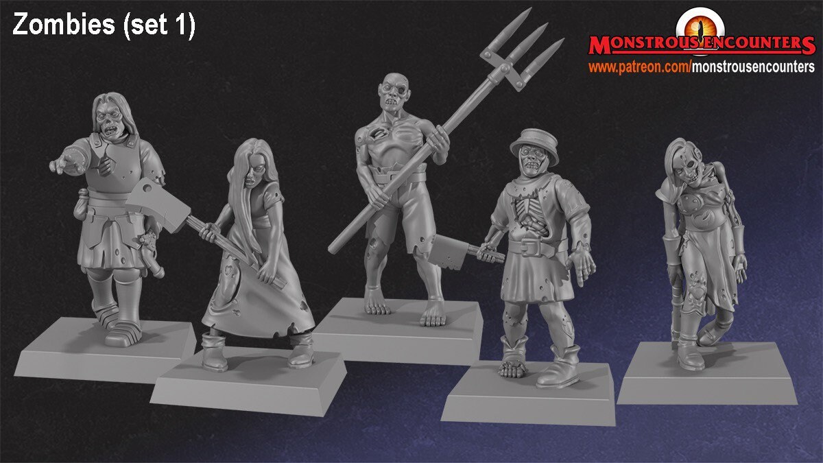 Zombies Zombie Horde Heroquest Zombies - Etsy Australia
