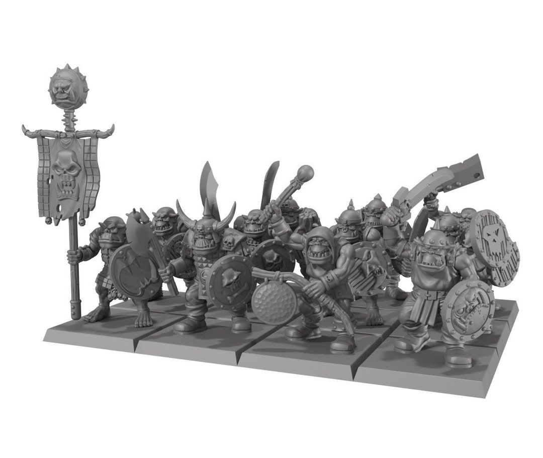 Orc Warriors | Orc Unit | Orc Boys | Retro Orcs | Old Hammer | Fantasy ...