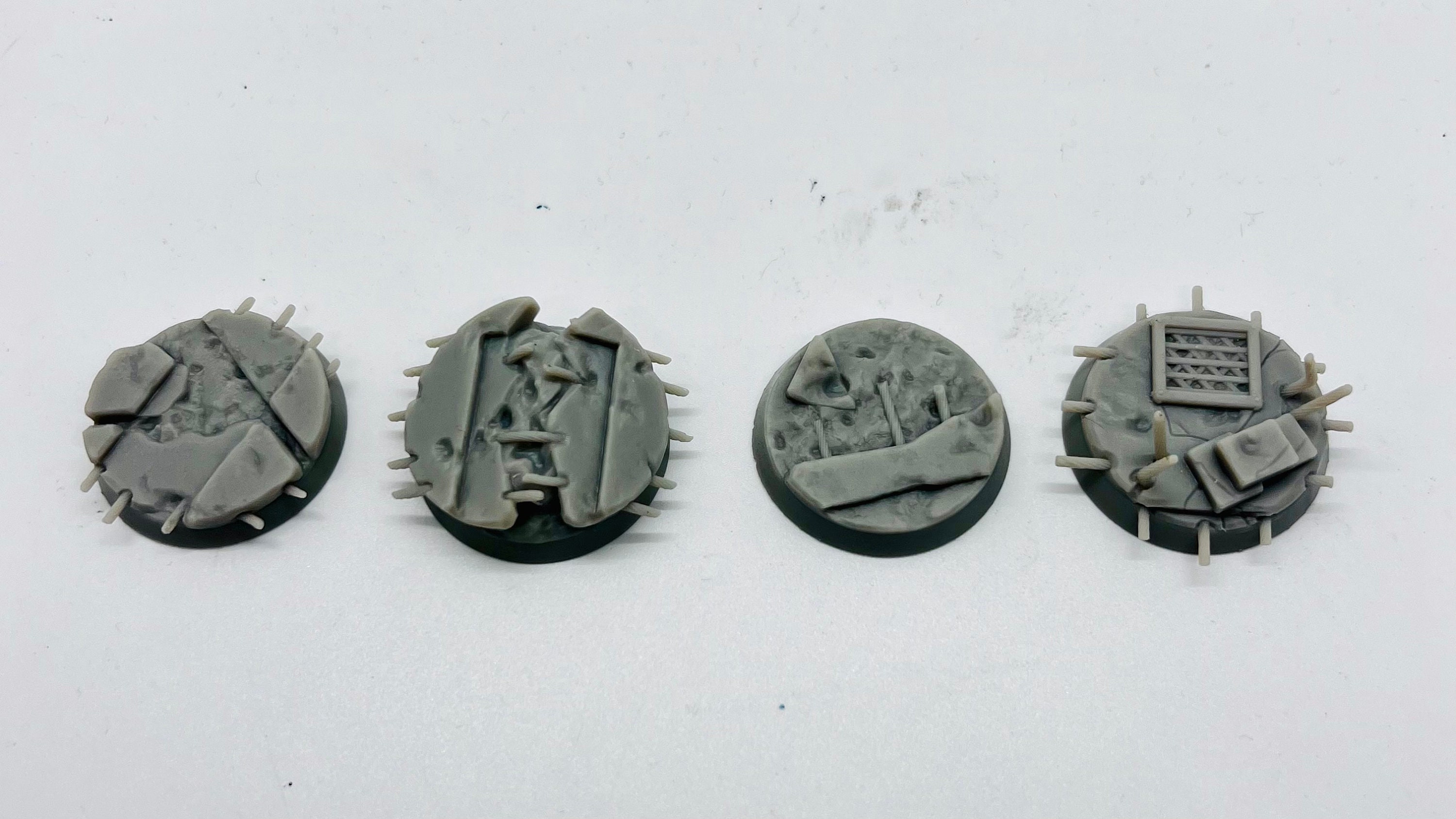 Resin Urban War Bases | Miniature Deluxe Bases - Etsy