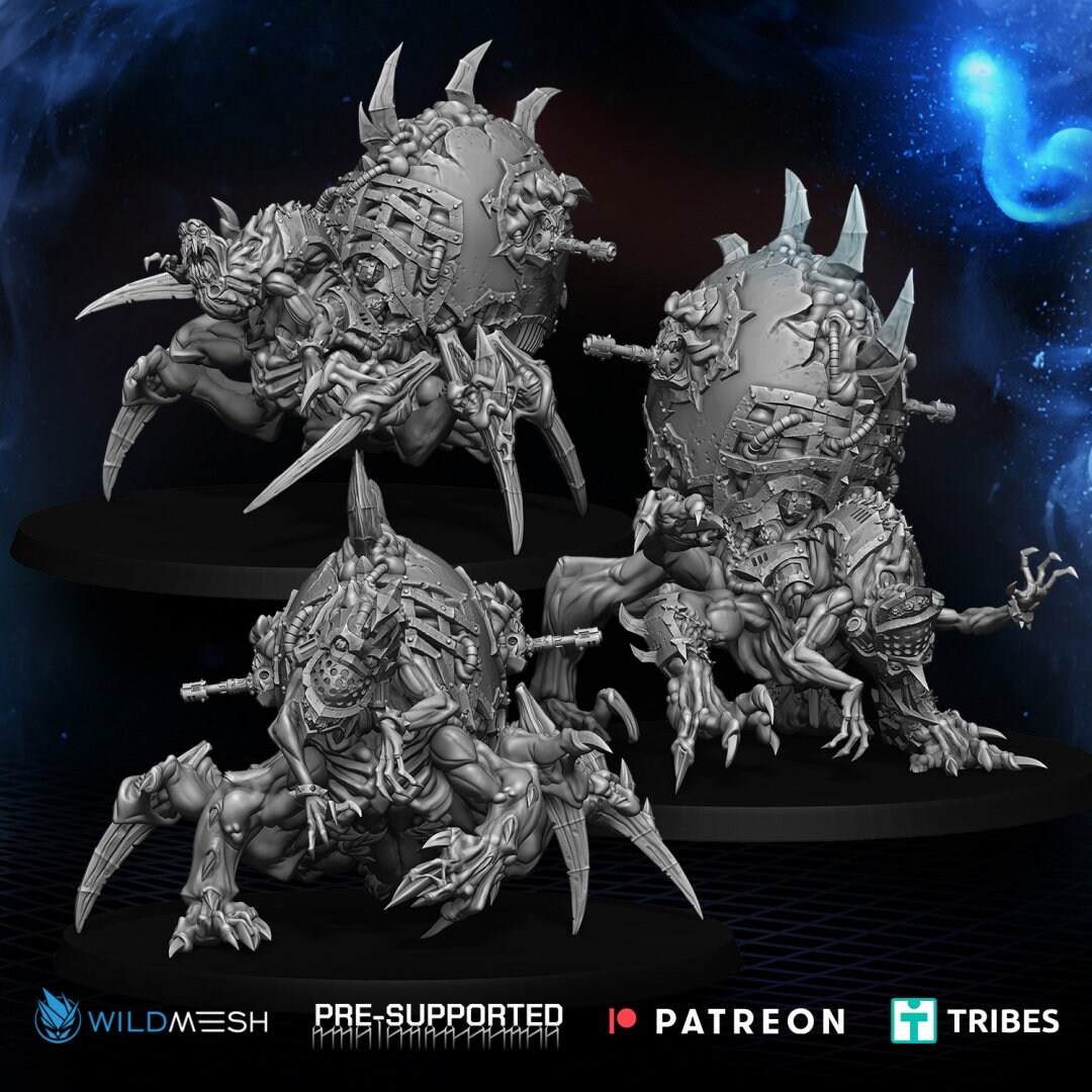 Infernal Stalkers | Chaotic Mech Spider - Etsy