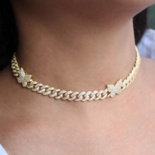 Cuban Link Choker - Etsy