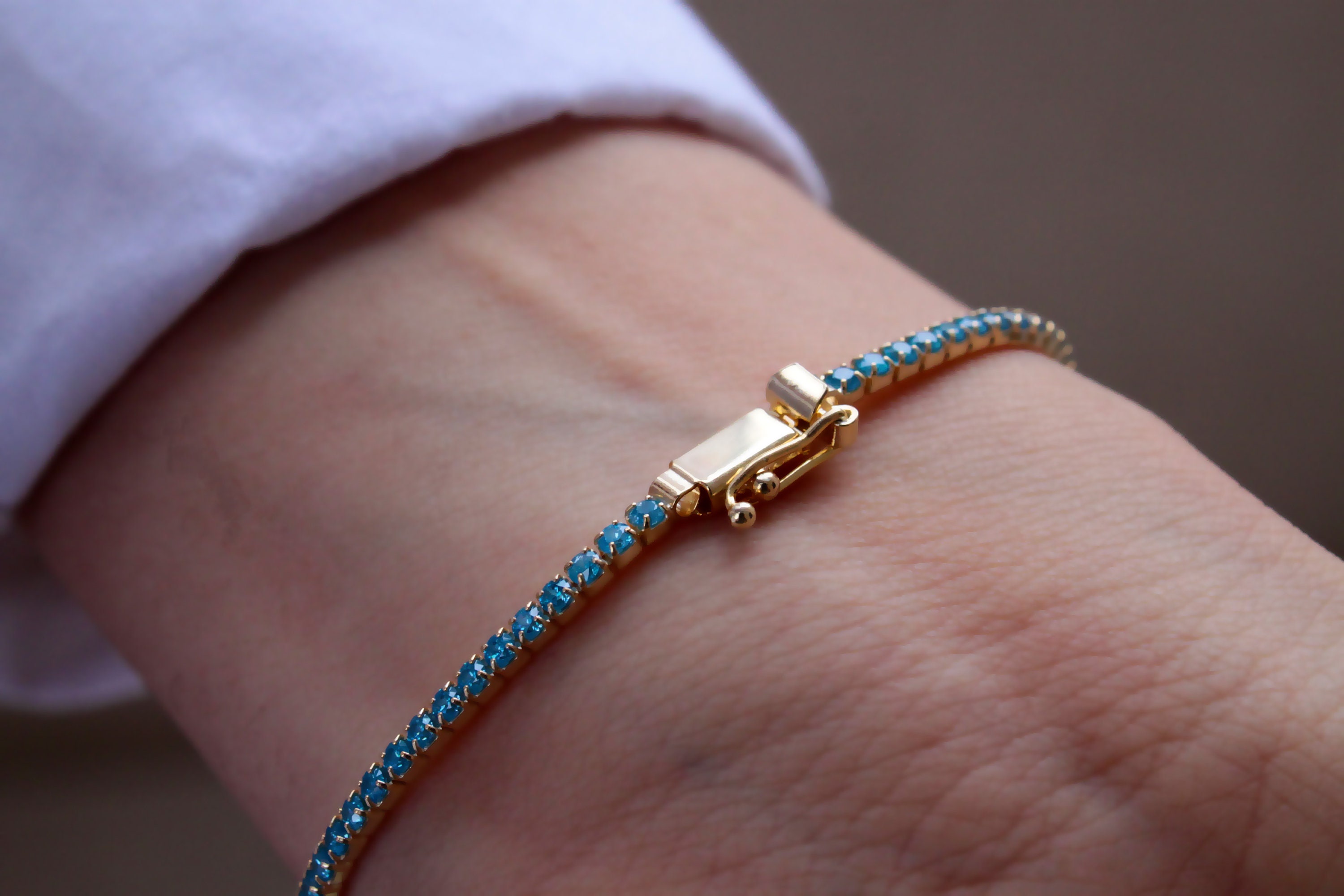 Pulsera de tenis de plata pulsera de tenis de 15 mm joyería - Etsy España