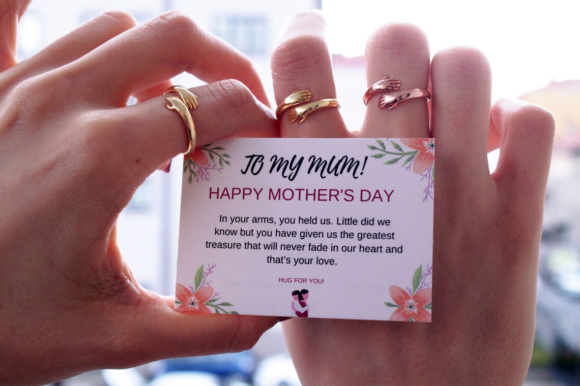 Mother Day Gift From Daughter Ring Gift For Mom Gift ideas | Etsy