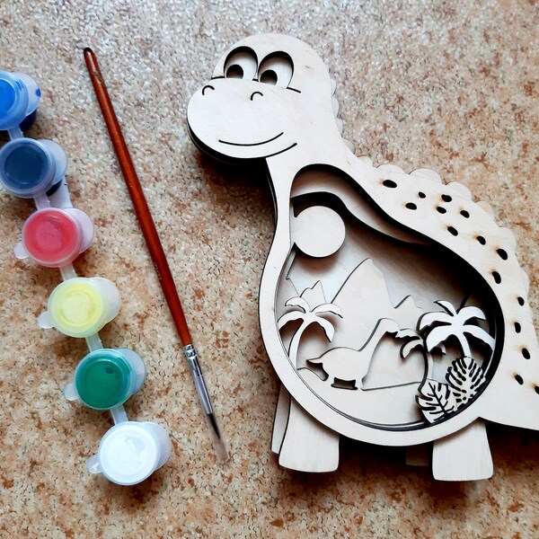 Laser Cut Dinosaur Svg - Etsy