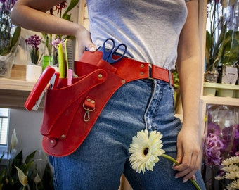 Leather Garden Pouch - Etsy
