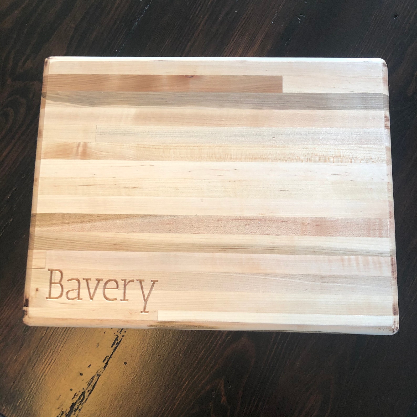 Custom Engraved Maple Butcher Block Cutting Board - Etsy
