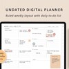 Digital Study Planner Template, Undated Digital Student Planner, iPad ...