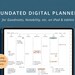 Digital Study Planner Template, Undated Digital Student Planner, iPad ...