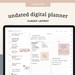 Digital Study Planner Template, Undated Digital Student Planner, iPad ...