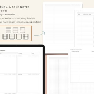 Digital Study Planner Template, Undated Goodnotes Student Planner With ...