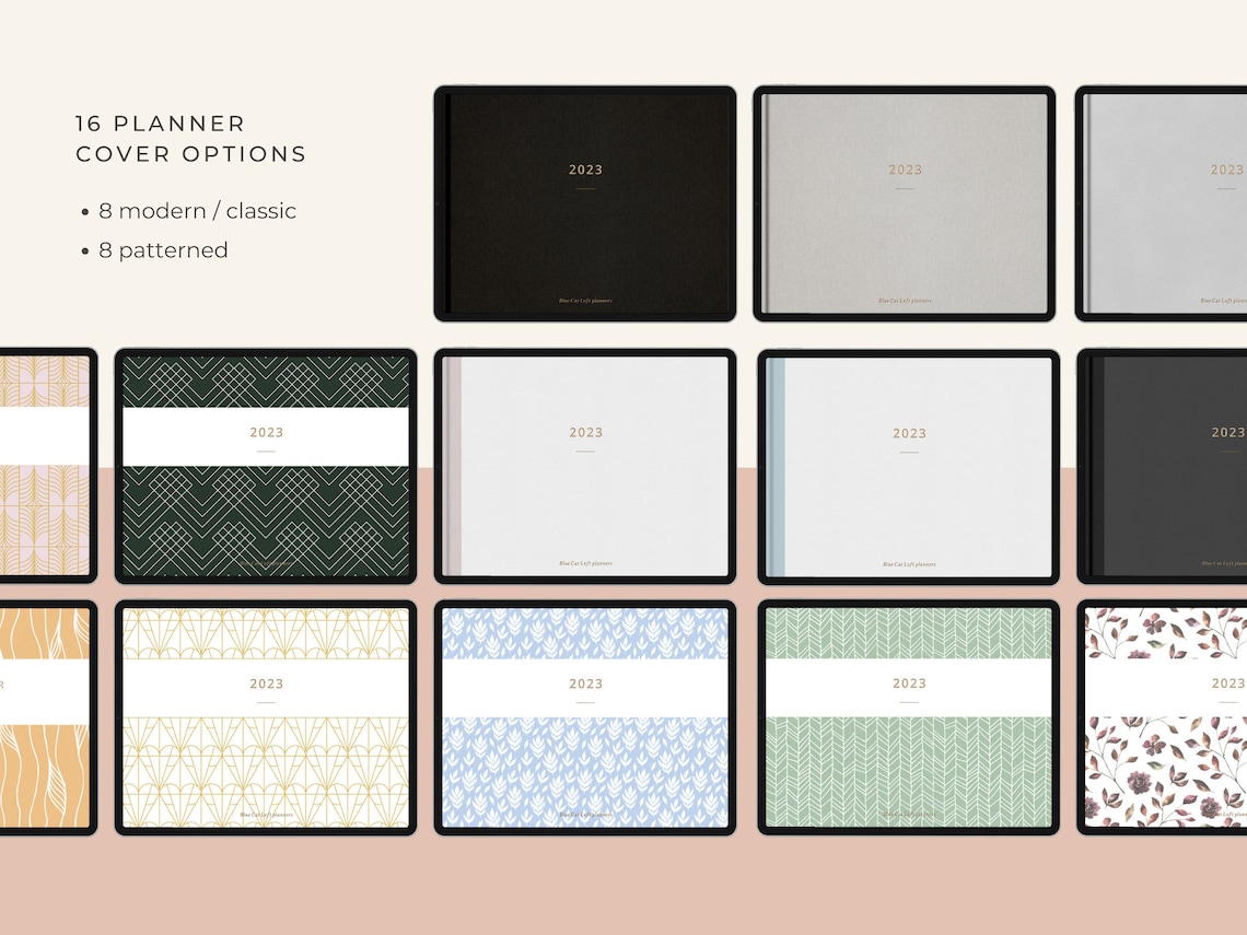 Weekly Digital Planner 2023 Grid Blocks, Goodnotes Habit Tracker Pages ...