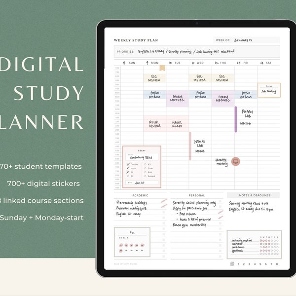 Study Planner - Etsy Australia