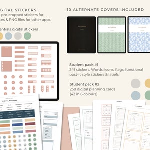 Goodnotes Student Planner, Digital Study Planner Template, Home School ...