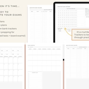 Digital Study Planner Template, Undated Goodnotes Student Planner With ...