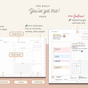 2023-2024 Digital Student Planner iPad Pro, Goodnotes Planner Student ...
