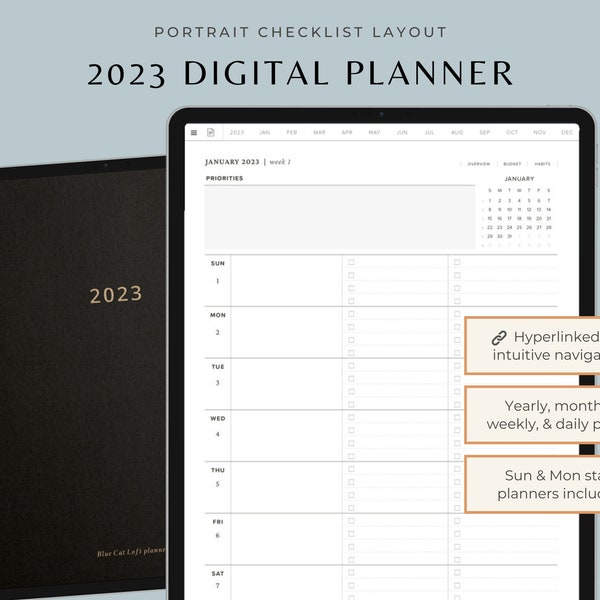 Goodnotes Student Planner, Digital Study Planner Template, Home School ...