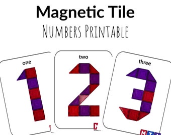 Magnetic Tile Upper Case Alphabet Printable / Digital Download - Etsy UK