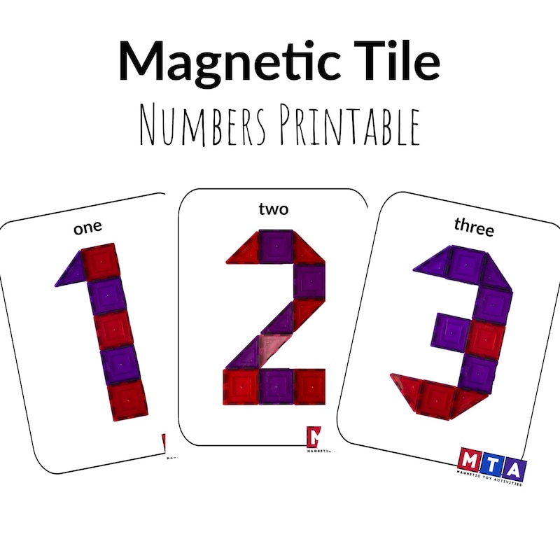 Magnetic Tile Template - Etsy