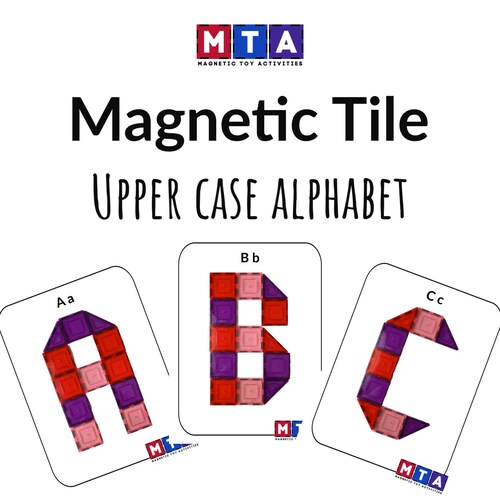 Magnetic Tile Upper Case Alphabet Printable / Digital Download - Etsy