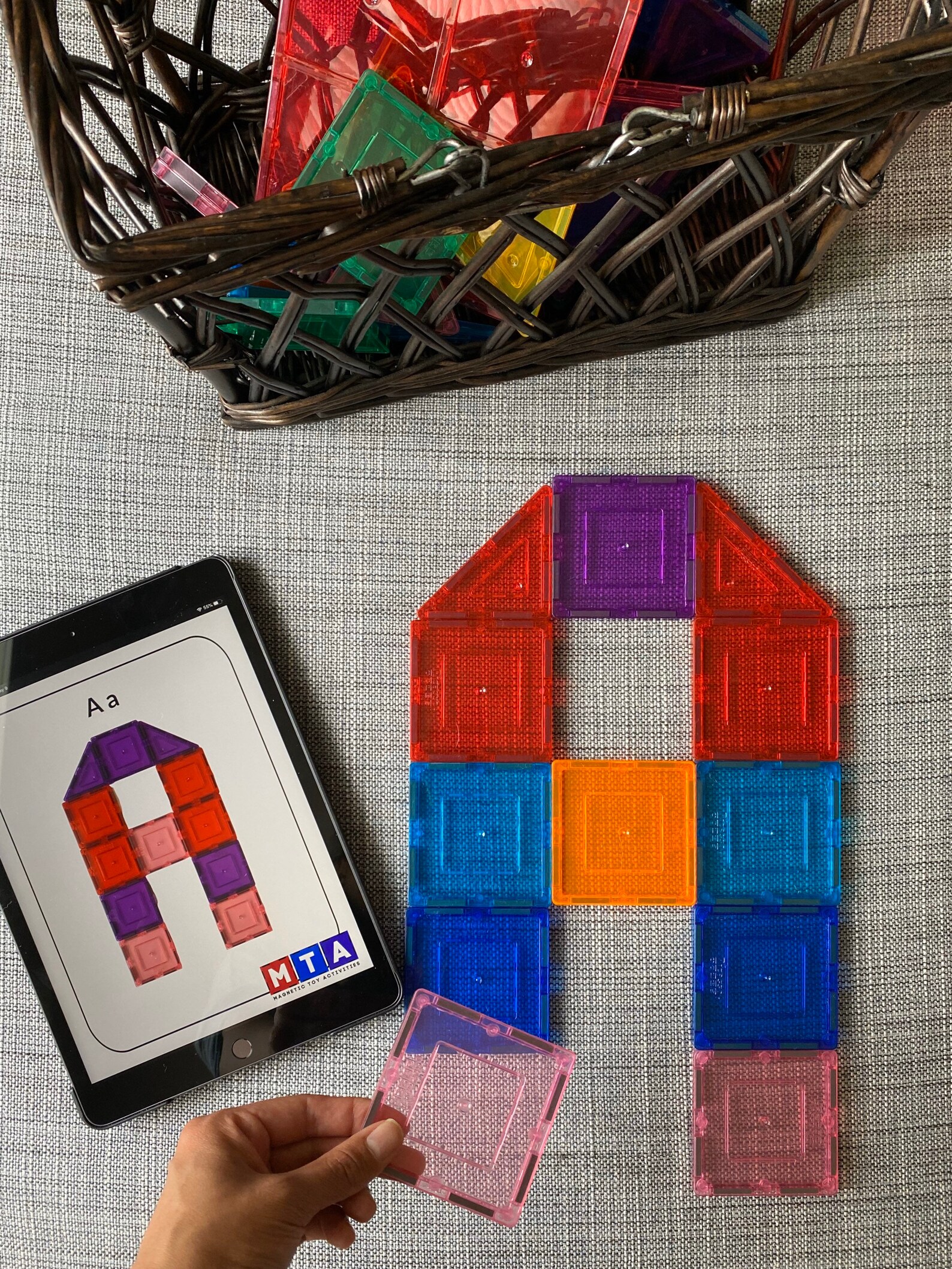 Magnetic Tile Upper Case Alphabet Printable / Digital Download - Etsy UK