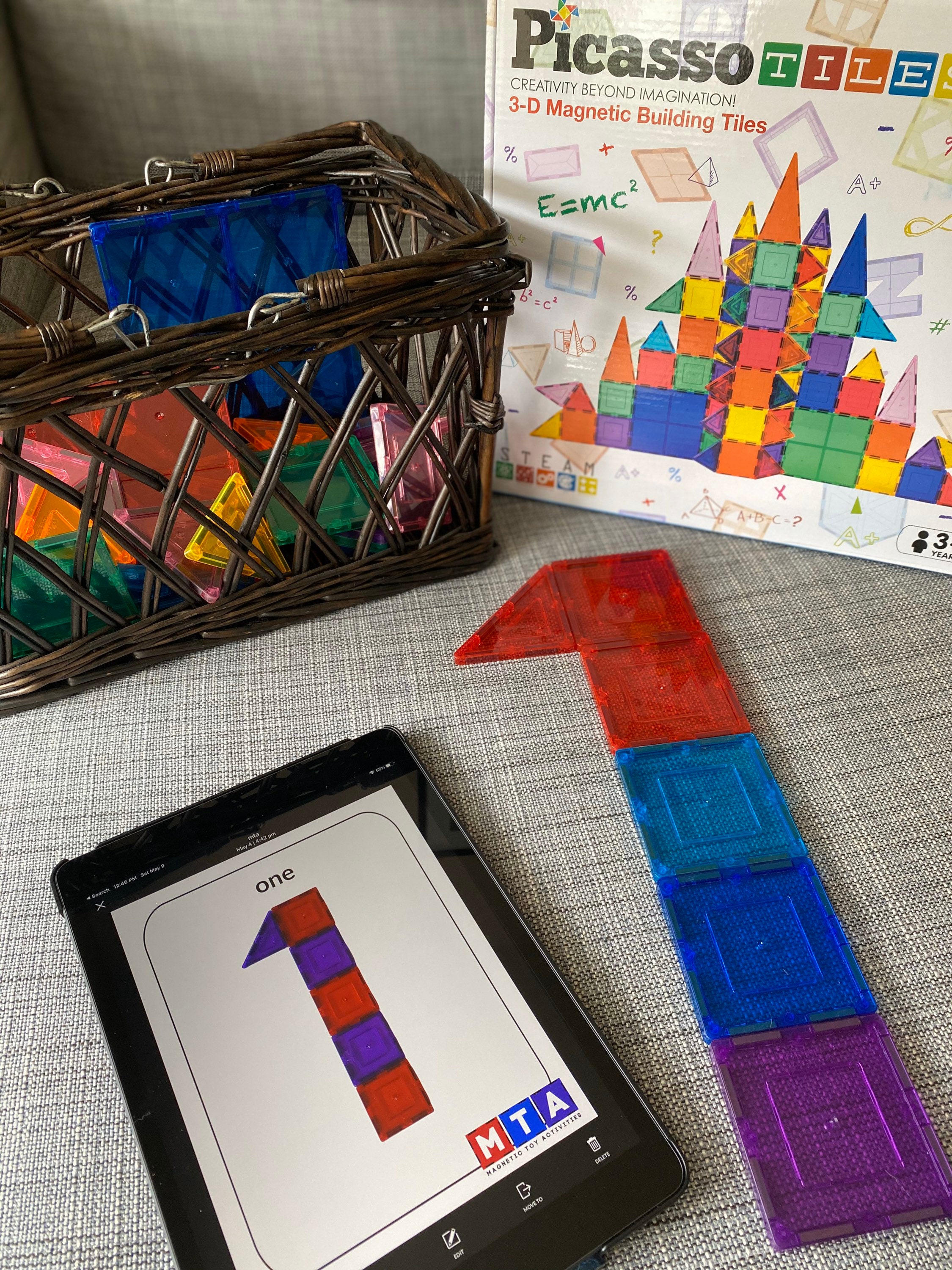 Magnetic Tile Numbers Printable / Digital Download - Etsy