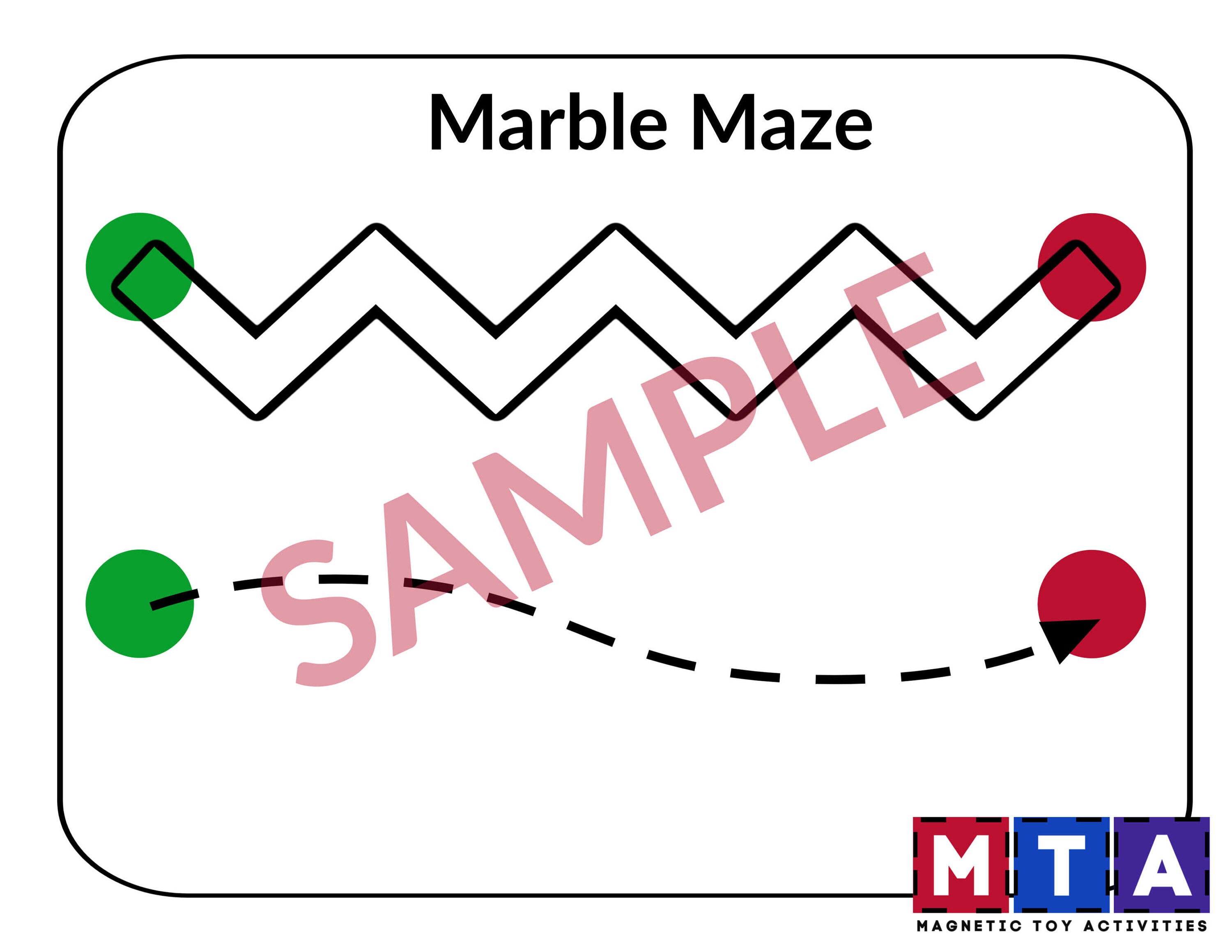 Magnetic Toy Activities Marble Maze Fun Package - Etsy