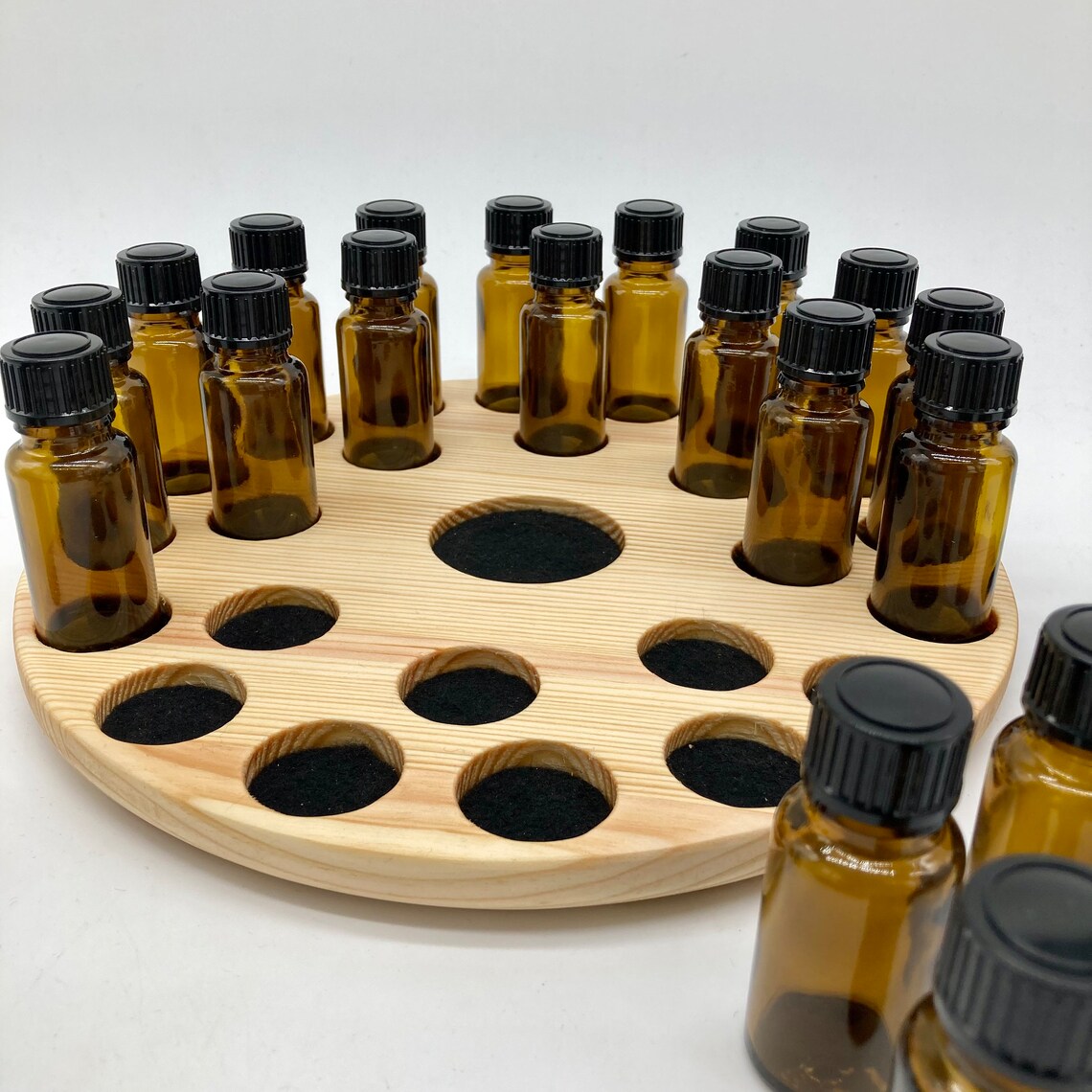 Round Oil Stand for E.g. 24 X 15ml E.g. for Doterra Oil Storage Oil ...