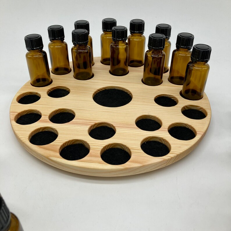 Round Oil Stand for E.g. 24 X 15ml E.g. for Doterra Oil Storage Oil ...
