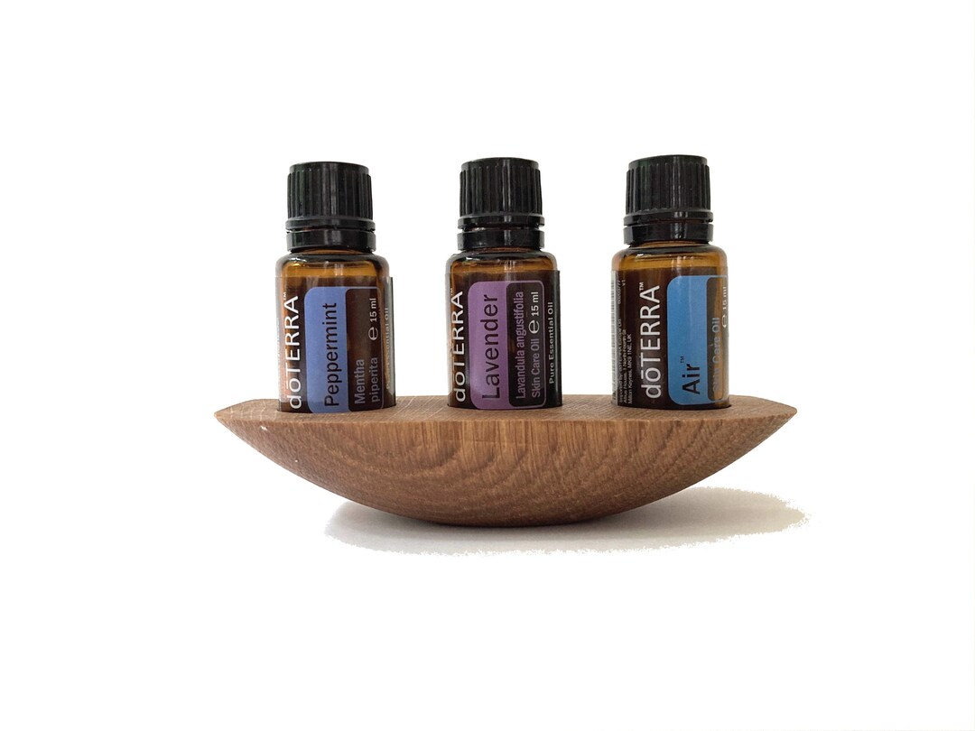 The Elegant Boat Made of Oak Wood Oils Organizer Display for Doterra ...