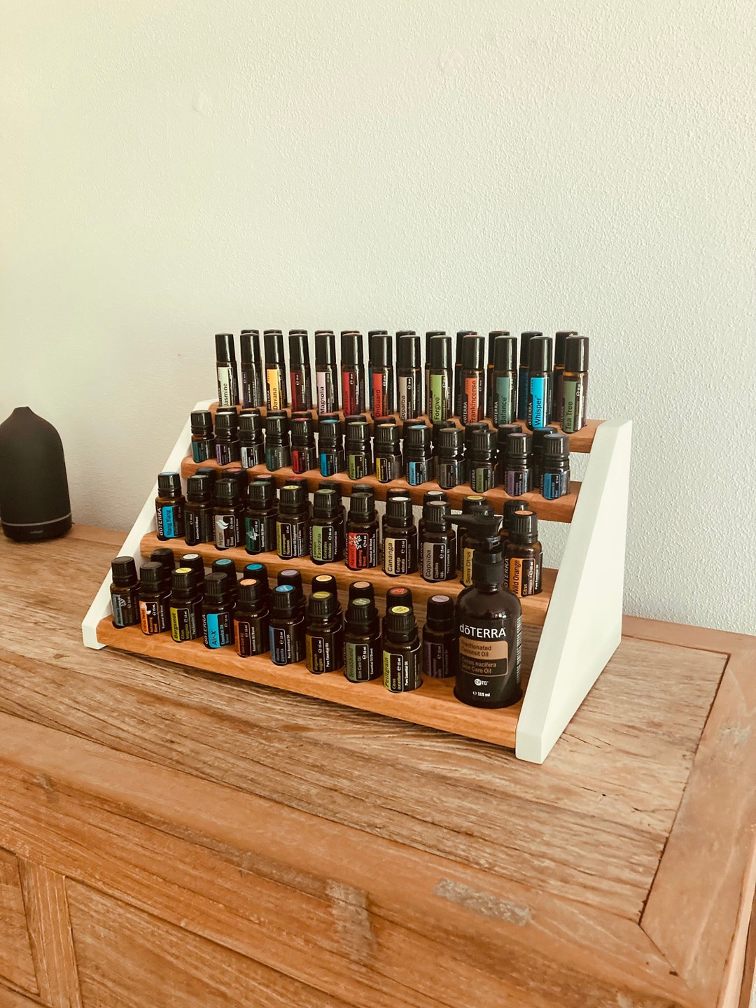 Large Stand Oil Shelf Display for E.g. Doterra Wooden Stand for 3925251 ...