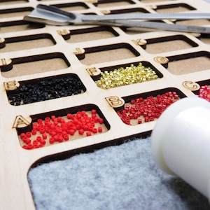 XXXL BEADER STATION ® Beads Container, Craft Organizer Box for Jewelry ...