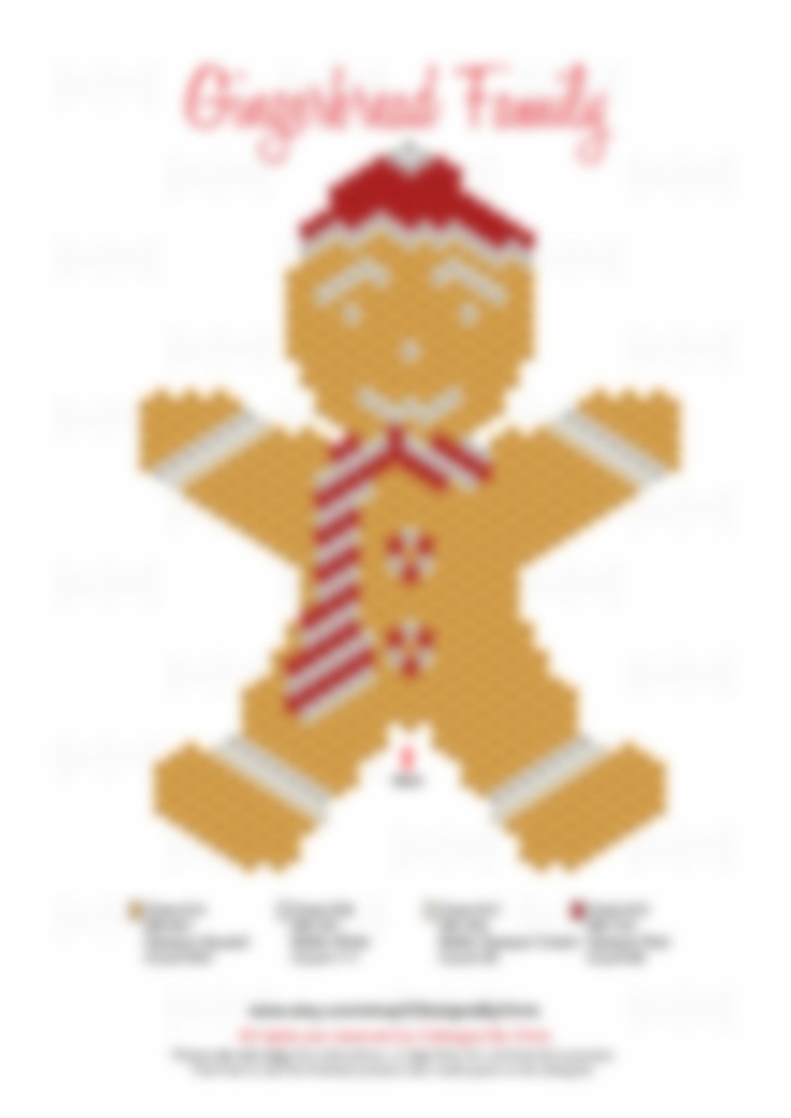 Gingerbread Family Set of 5 - Etsy