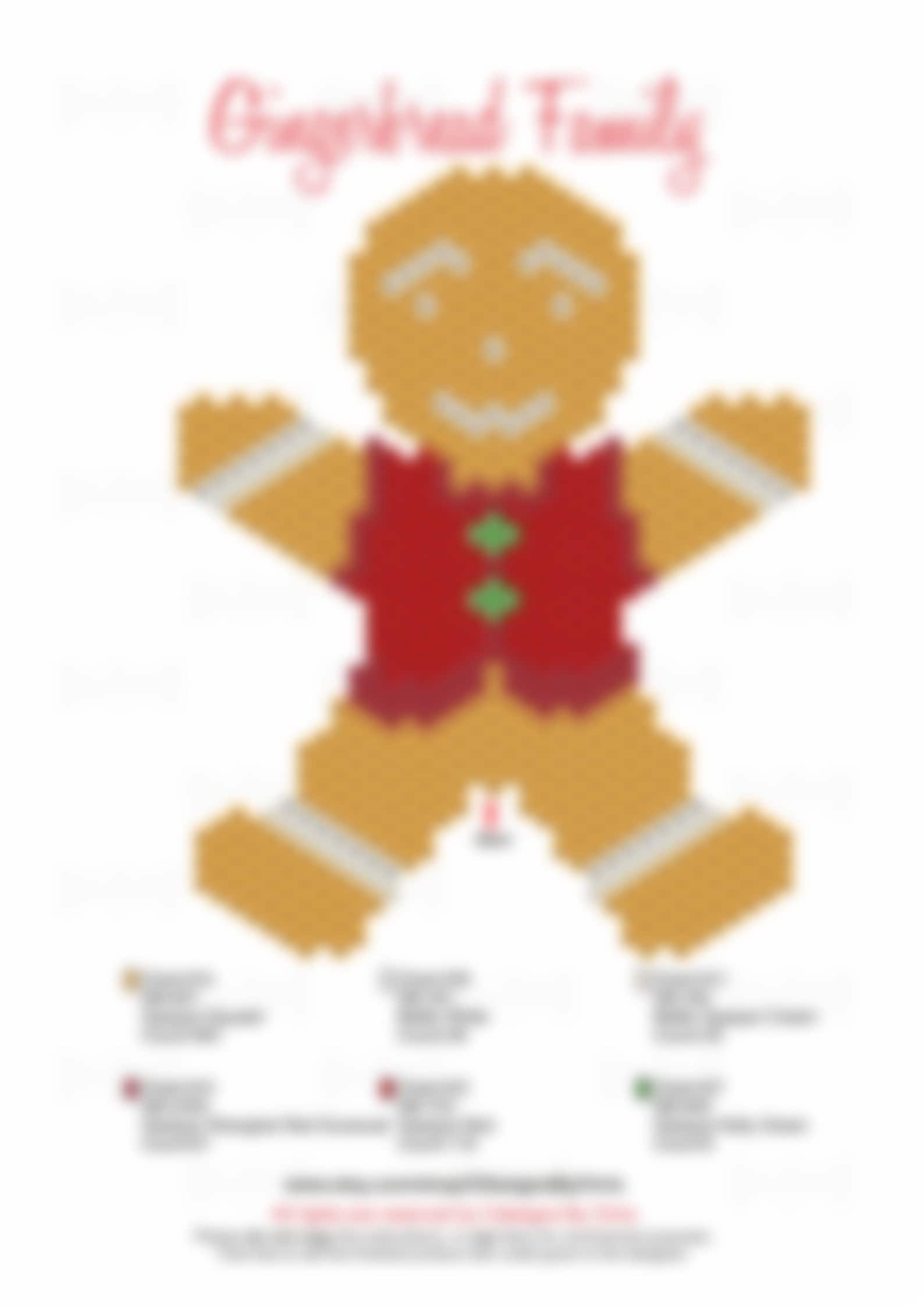 Gingerbread Family Set of 5 - Etsy