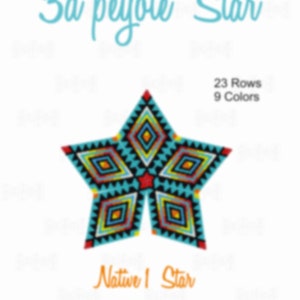 3d Star Native 1 Peyote Beading Pattern PDF Pattern Instant Download - Etsy