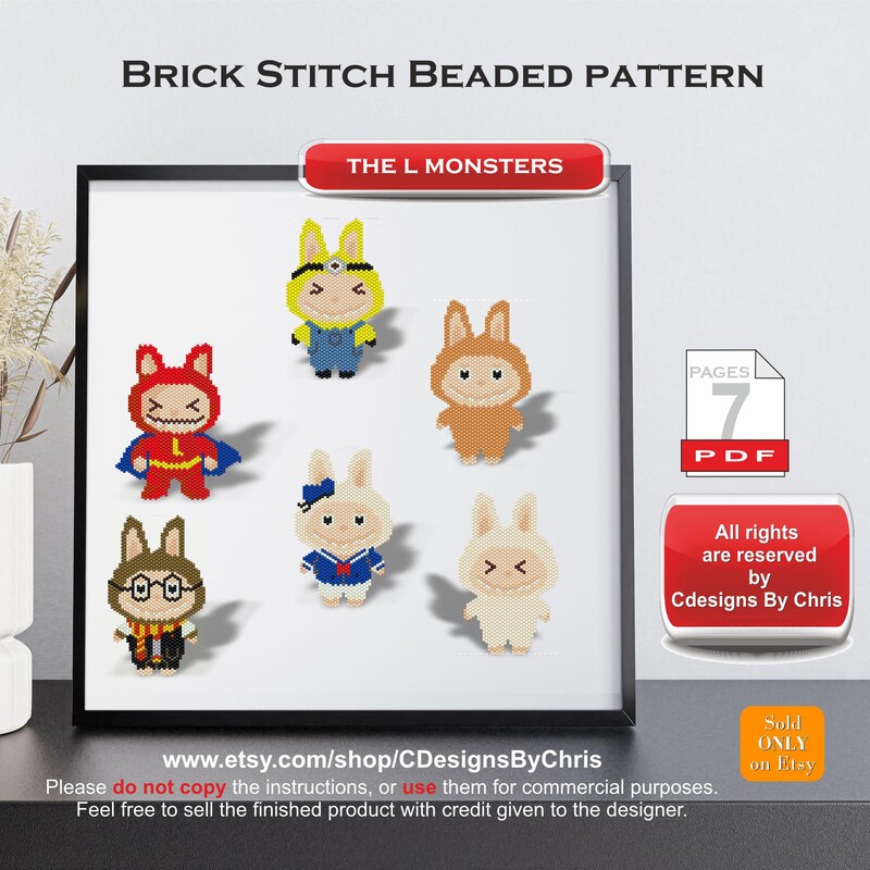 Labubu Stitch Pattern - Etsy