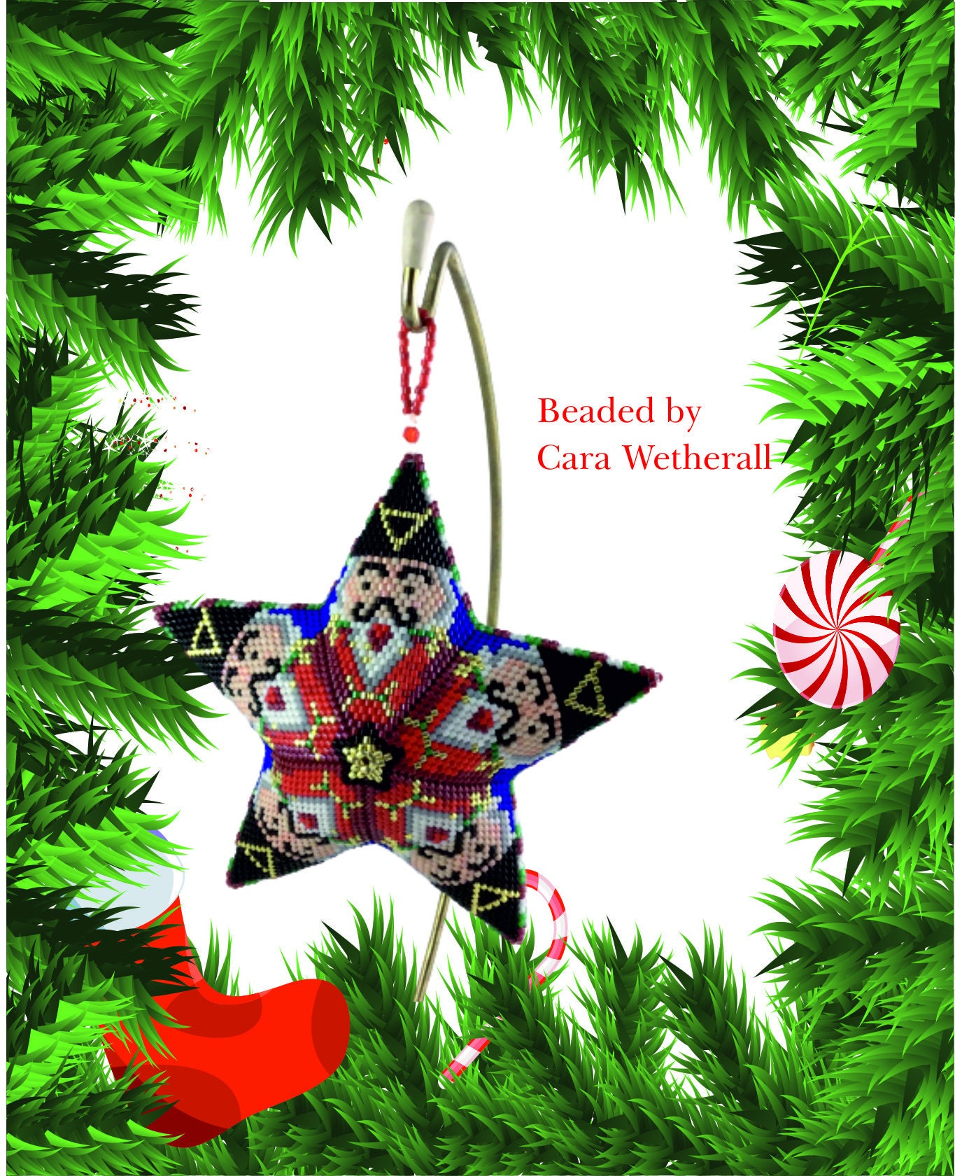 Nutcracker 3d Christmas Star Peyote Beading Pattern PDF | Etsy