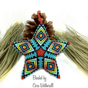 3d Star Native 1 Peyote Beading Pattern PDF Pattern Instant Download - Etsy