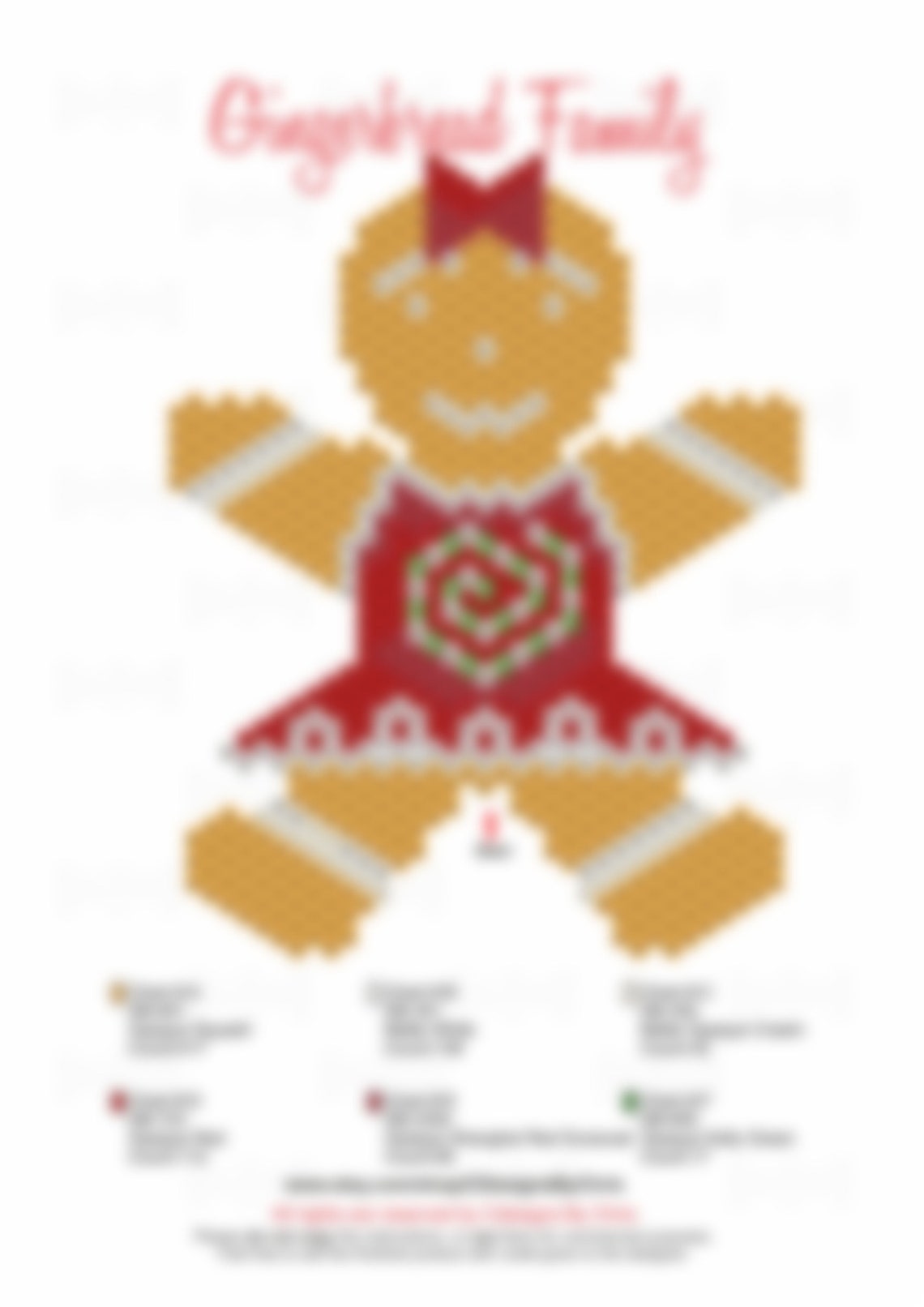 Gingerbread Family Set of 5 - Etsy