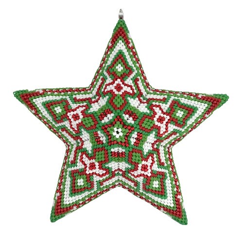 Christmas Lights I 3d Christmas Star Peyote Beading Pattern PDF Pattern ...