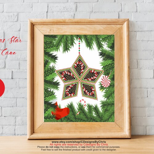 3d Star Native 1 Peyote Beading Pattern PDF Pattern Instant - Etsy