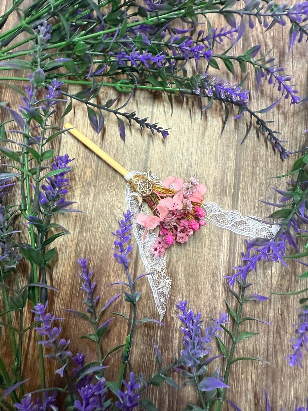 Besom, Witches Broom, Triple Goddess, Pink - Etsy