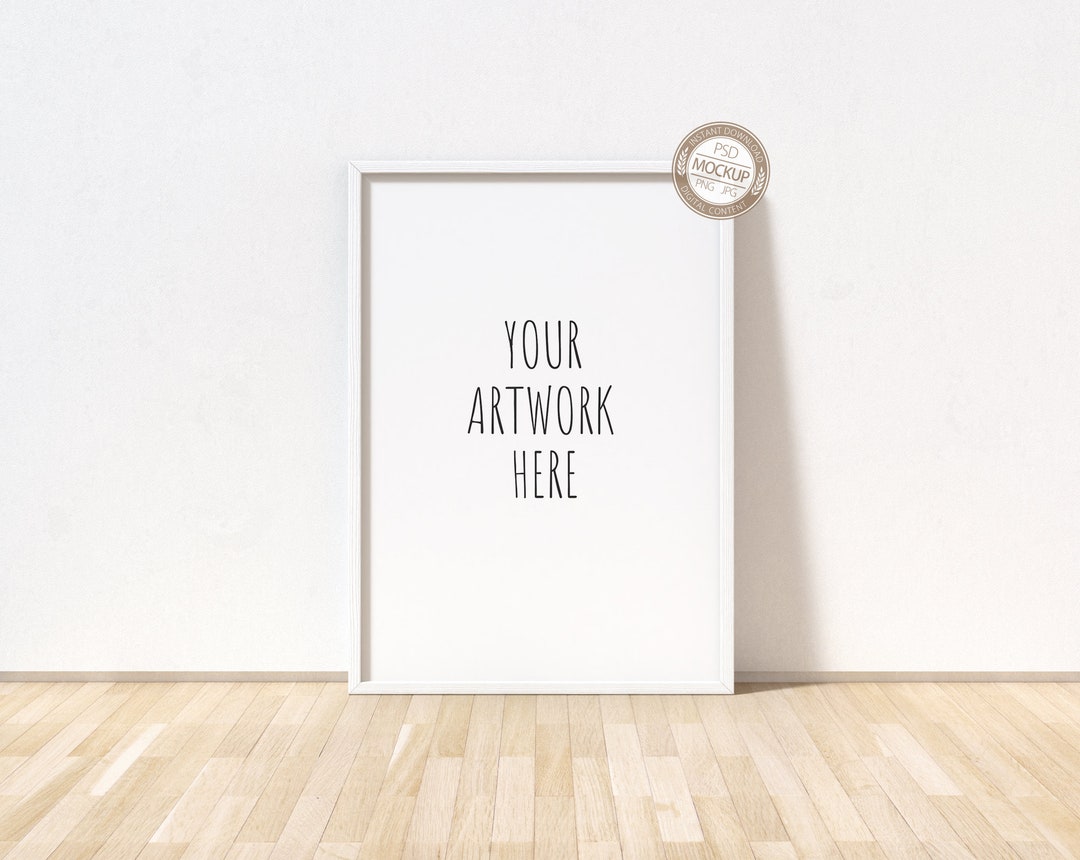A4 A3 A2 A1 Vertical Frame Mockup, White Mockup Frame, Modern Vertical ...